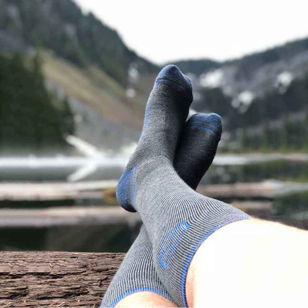 Men's Merino Wool Compression Socks – Ultralight | Cloudline Apparel
